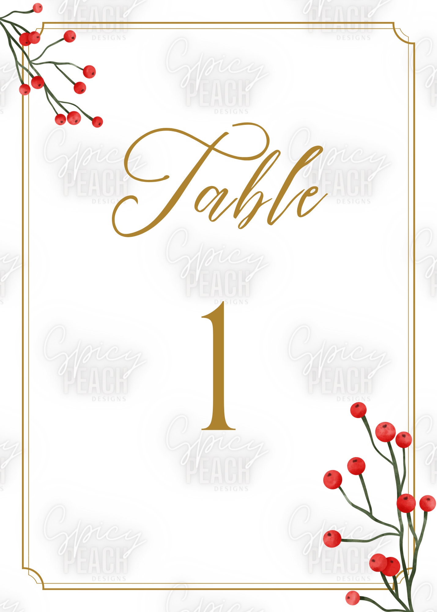 Wedding Table Numbers Party Table Numbers Holiday Table - Etsy
