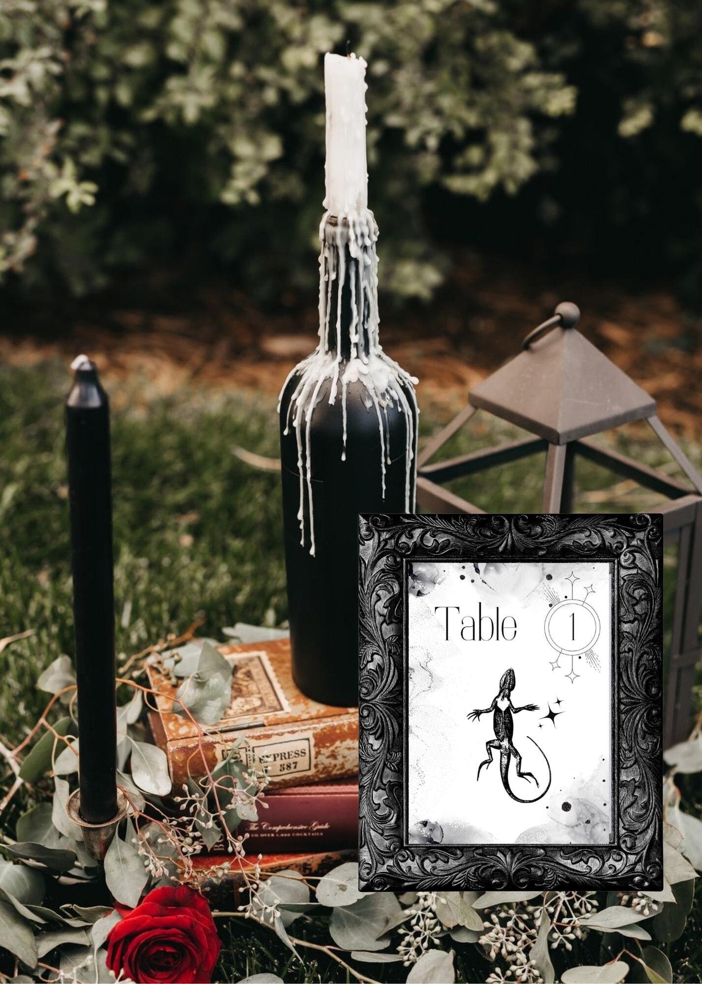 Table Numbers, Magic Themed Table Numbers, Halloween Table Numbers ...