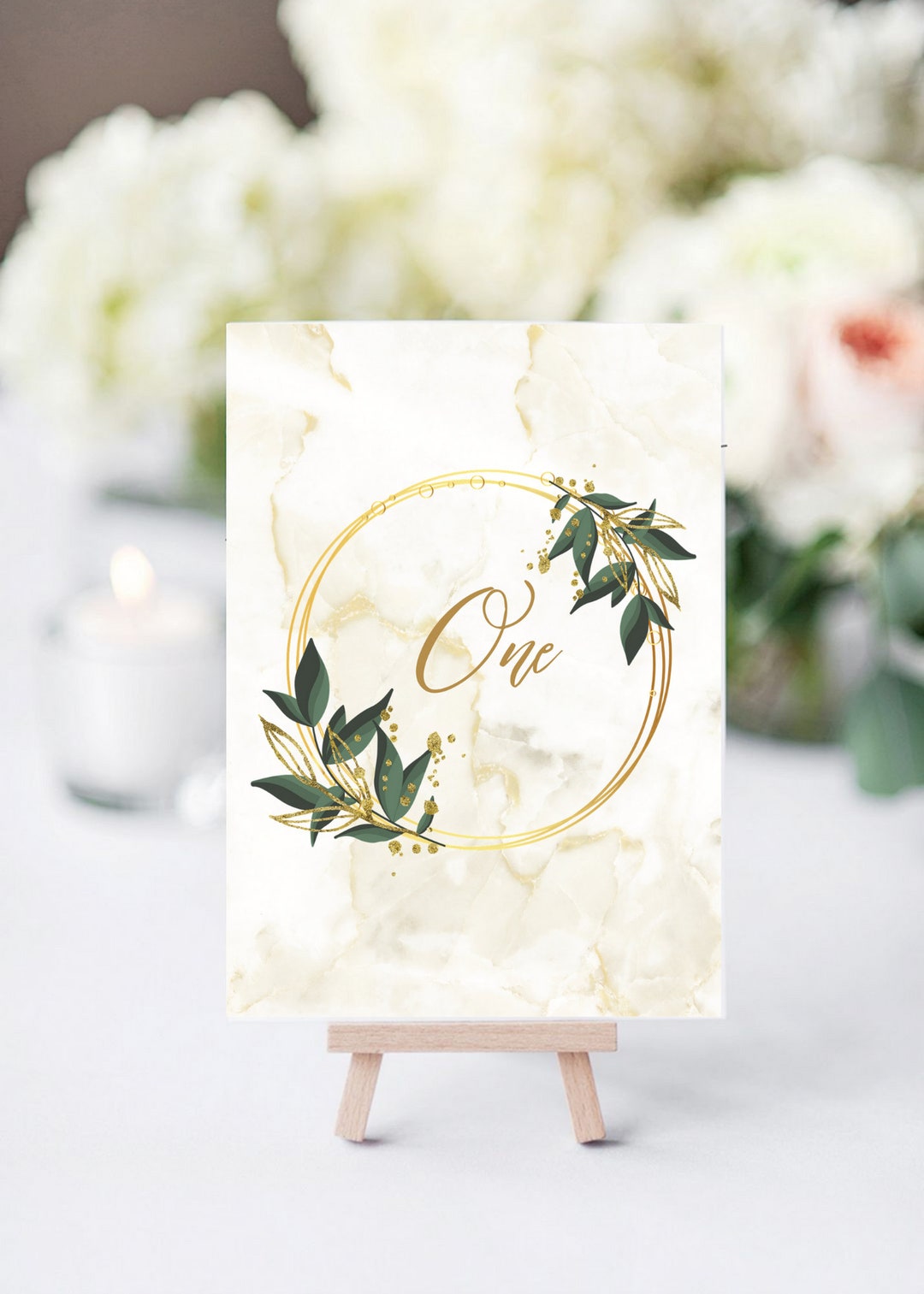 Table Numbers, Elegant Themed Table Numbers, Gold Table Numbers ...