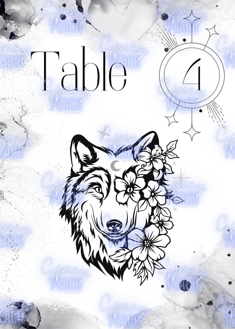 Table Numbers, Magic Themed Table Numbers, Halloween Table Numbers ...