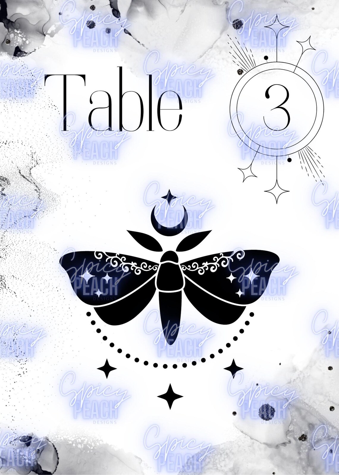Table Numbers, Magic Themed Table Numbers, Halloween Table Numbers ...