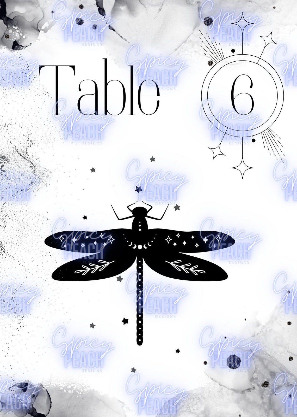 Table Numbers, Magic Themed Table Numbers, Halloween Table Numbers ...