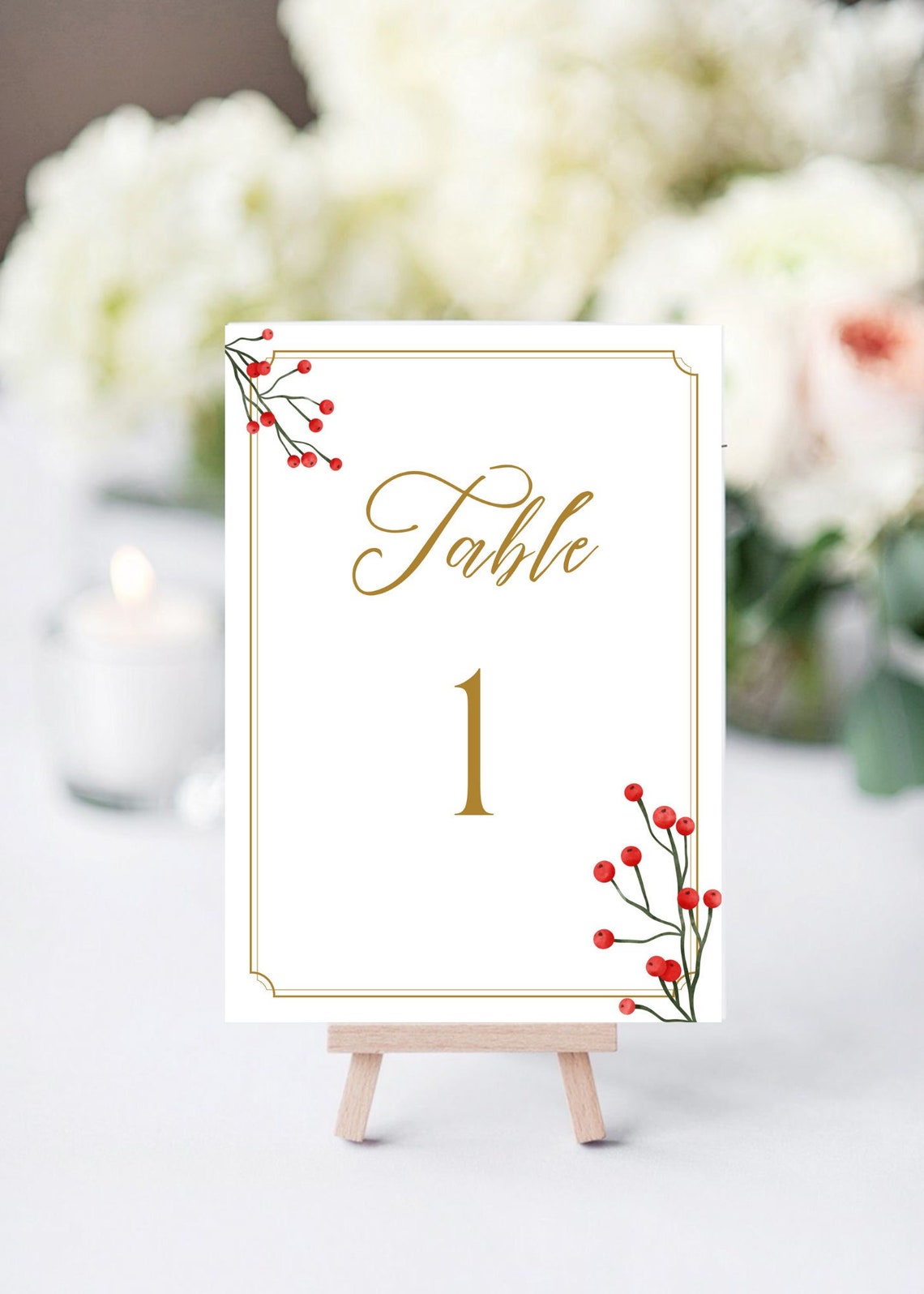 Wedding Table Numbers Party Table Numbers Holiday Table - Etsy