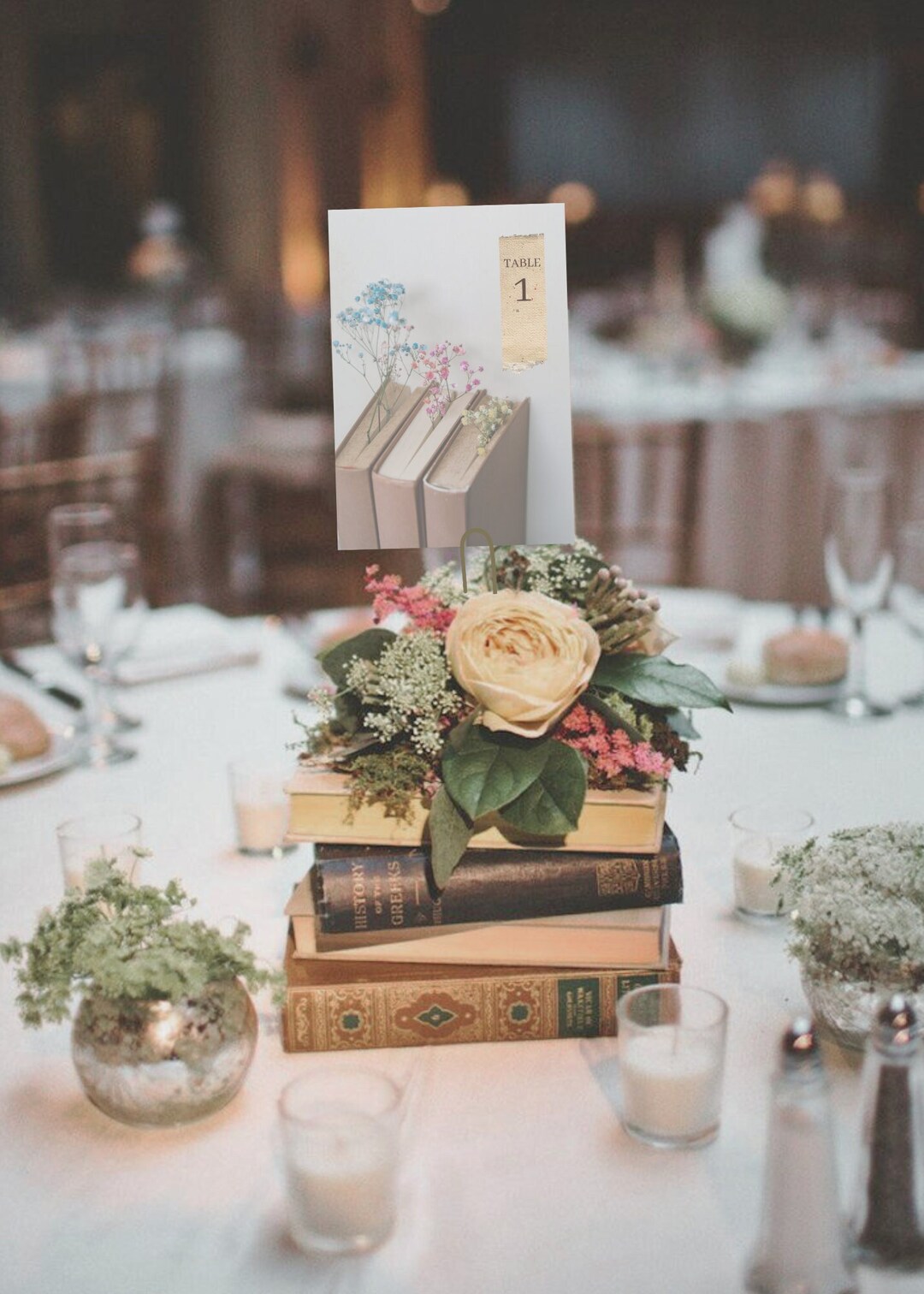 Book Themed Table Numbers, Literary Wedding, Literature Inspired ...
