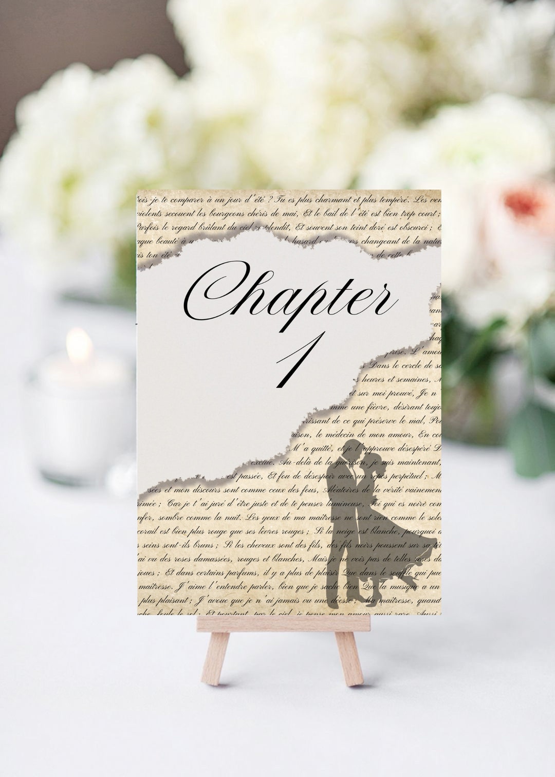 Book Themed Table Numbers, Literary Wedding, Literature Inspired ...