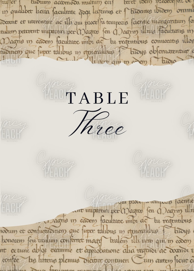 Book Themed Table Numbers 1-20: Literary Wedding Literature-inspired ...