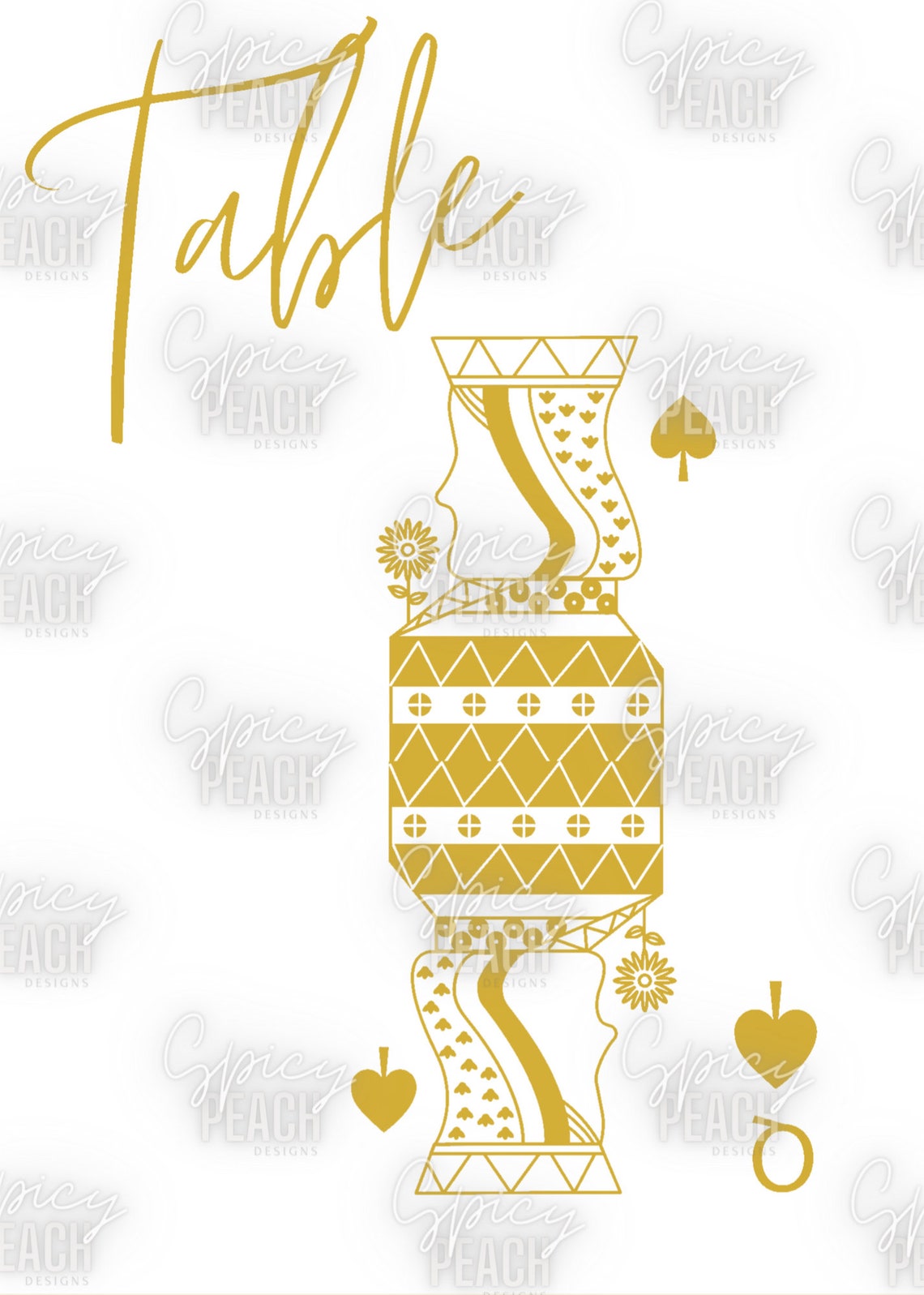Table Numbers, Casino Table Numbers, Playing Cards Table Numbers ...