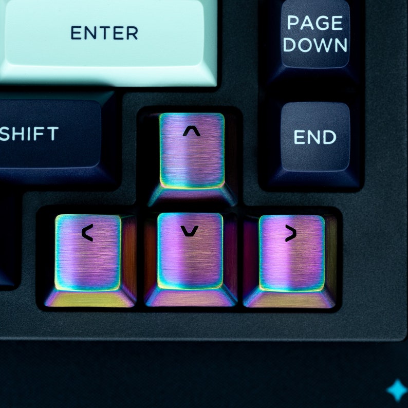 Custom Metal Keyboard Arrow Keys Brushed Stainless Steel - Etsy