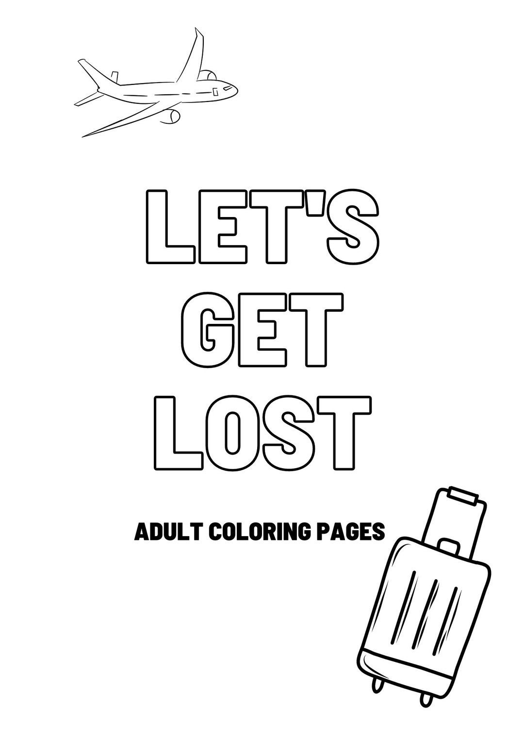 Adult Coloring Book, Travel Coloring Book, Coloring Pages, Coloring ...
