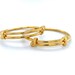 22K Gold Simple Baby Bangles Pair - Etsy