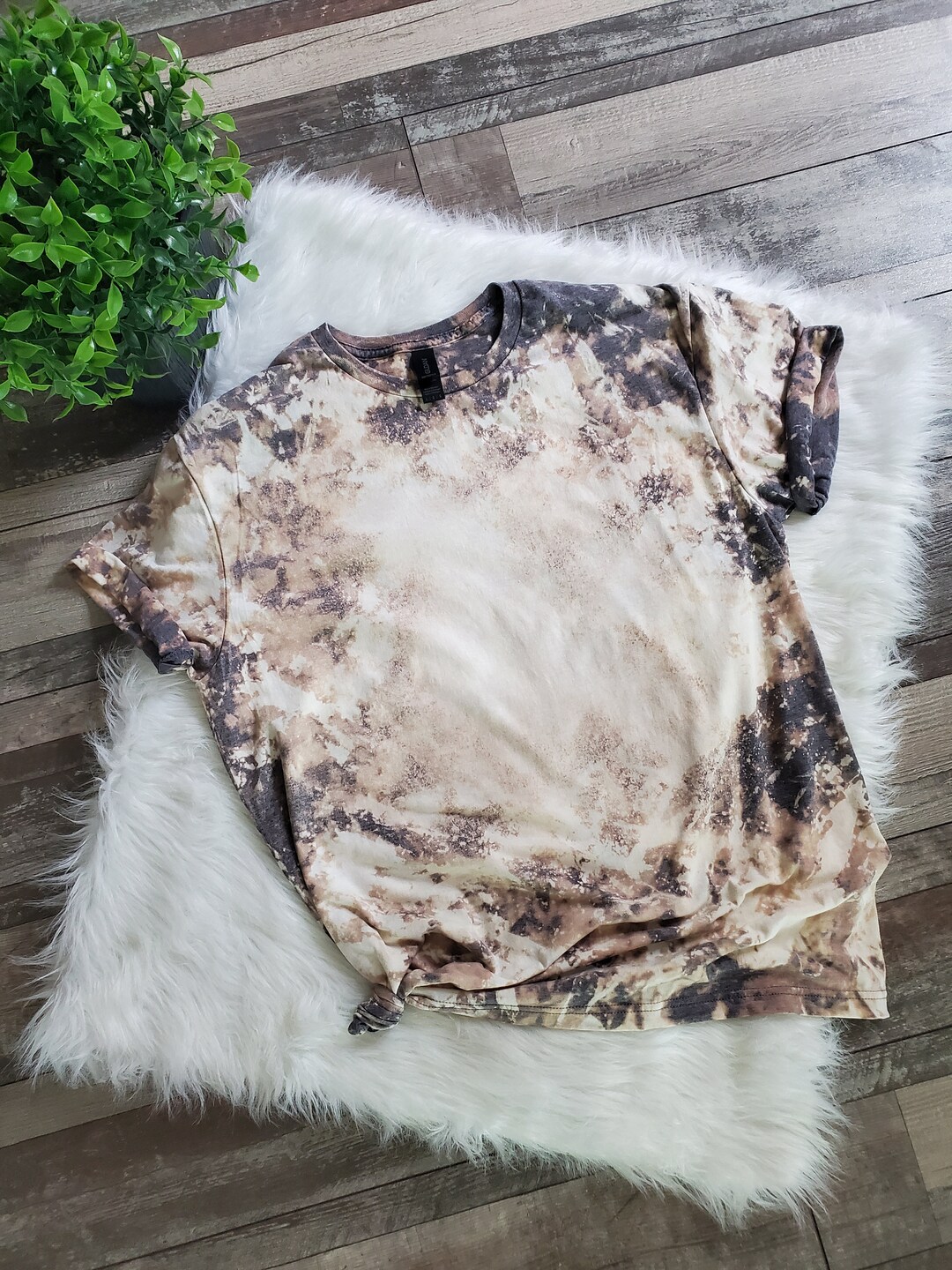 Bleached Tee - Etsy