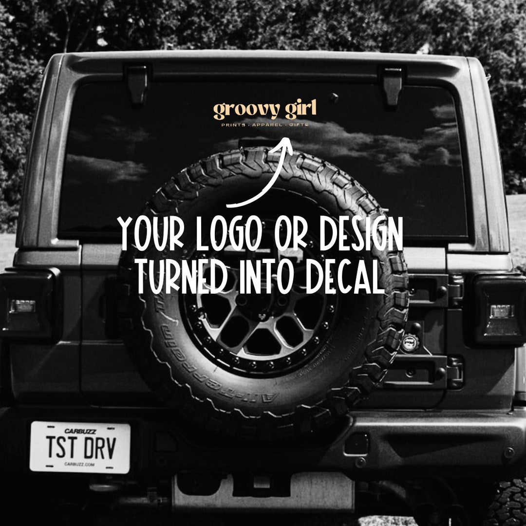 Custom Window Decal 8.75" X 11.75" | Custom Window Sticker | Make Your ...