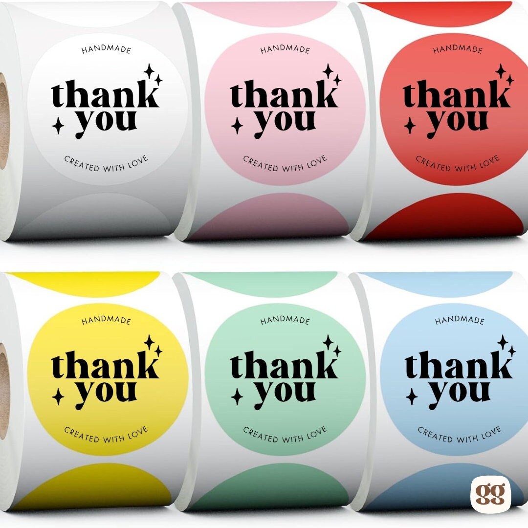 Custom 2" Thermal Stickers | Custom Packing Stickers | - Etsy