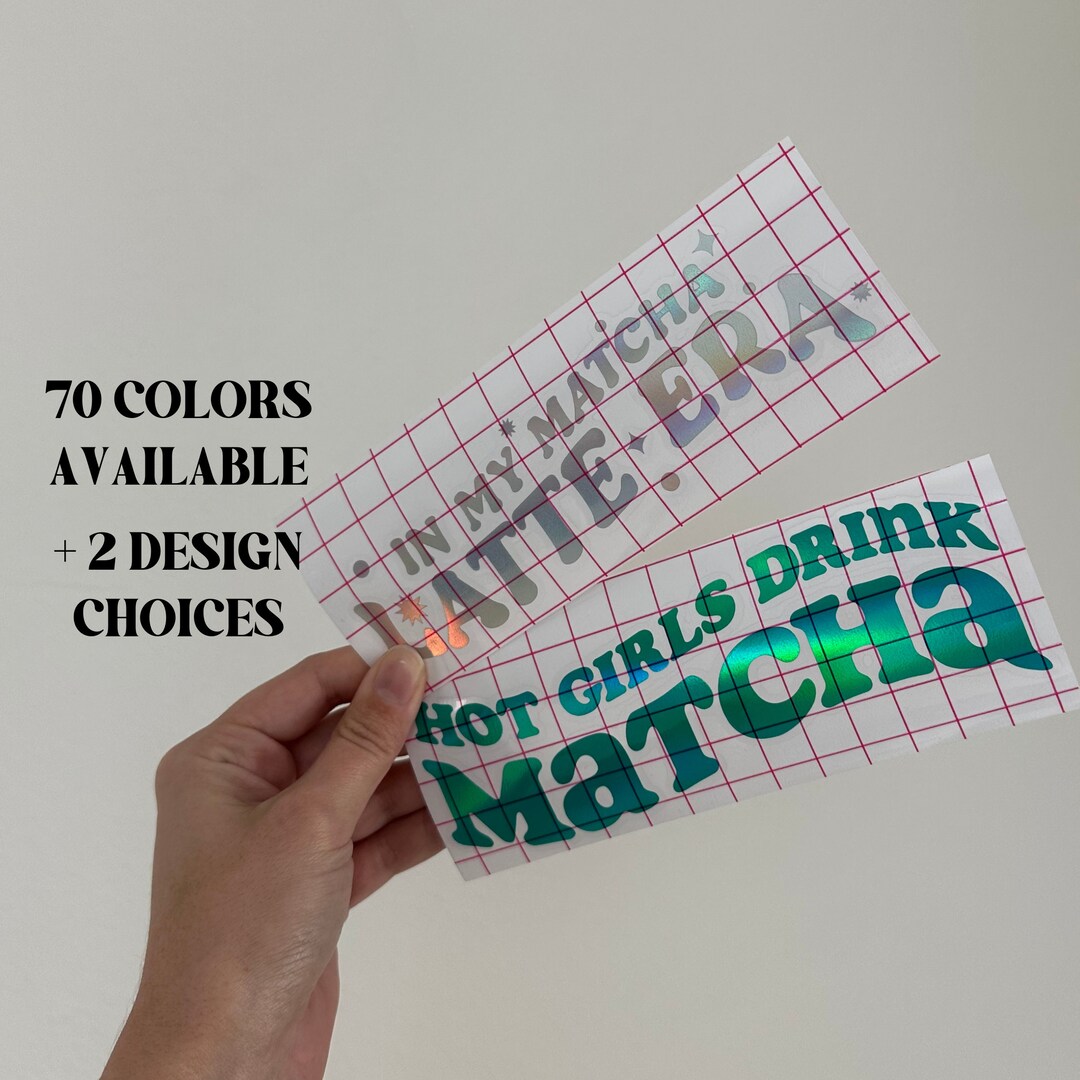 Matcha Lover Window Decal Hot Girls Drink Matcha Car Decal in My Matcha ...