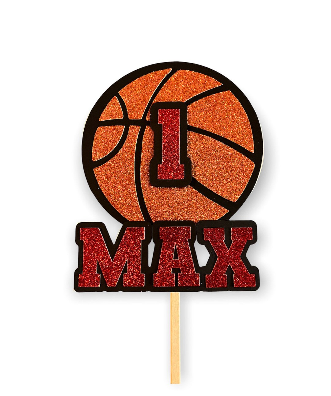 Basketball Cake Topper - Etsy