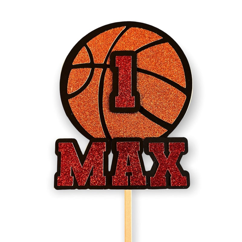 Basketball Cake Topper - Etsy