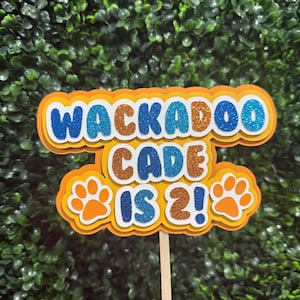 Wackadoo Cake Topper - Etsy