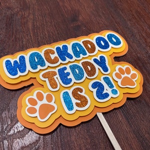 Wackadoo Cake Topper - Etsy