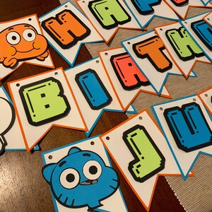 Character Themed Party Banners | Etsy