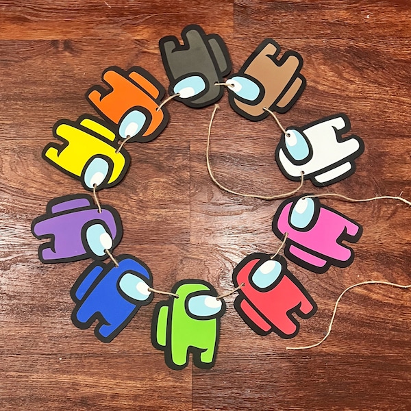 Among Us Birthday Banner - Etsy