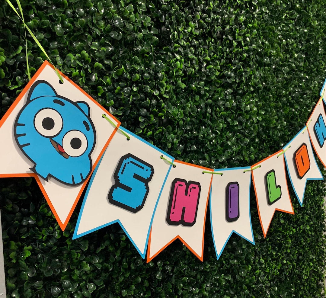 Character Themed Party Banners - Etsy