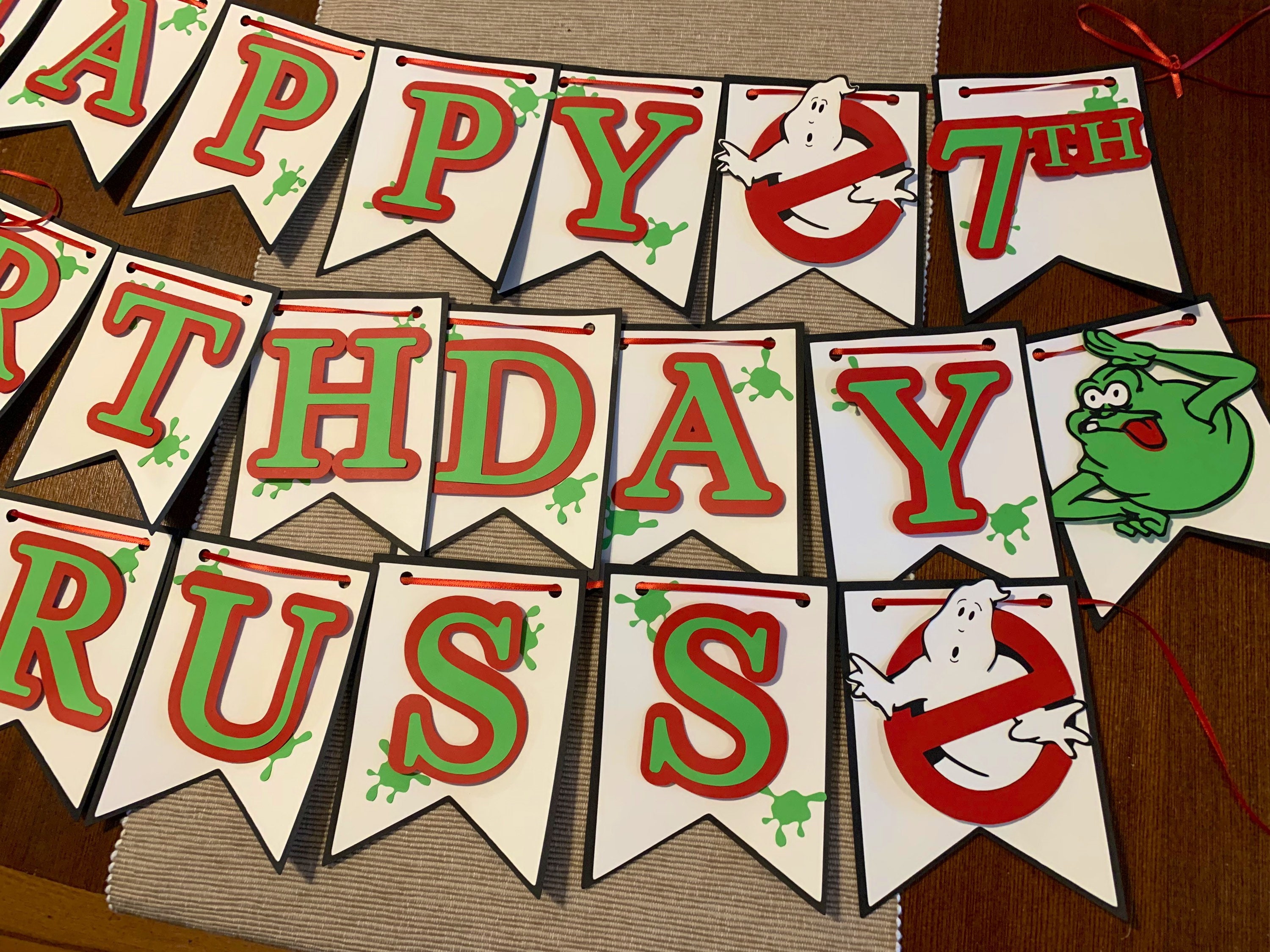 Character Themed Party Banners - Etsy