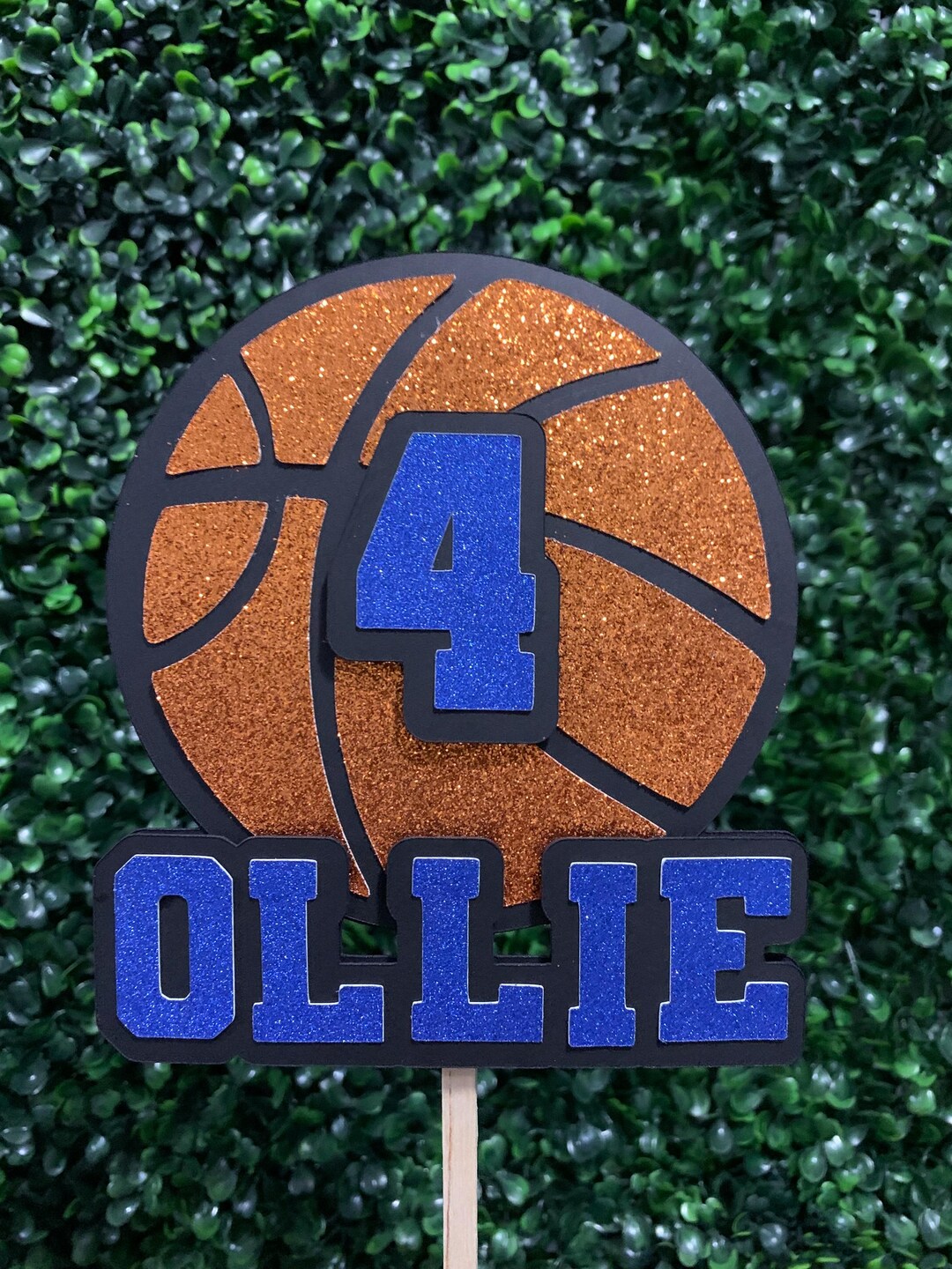 Basketball Cake Topper - Etsy