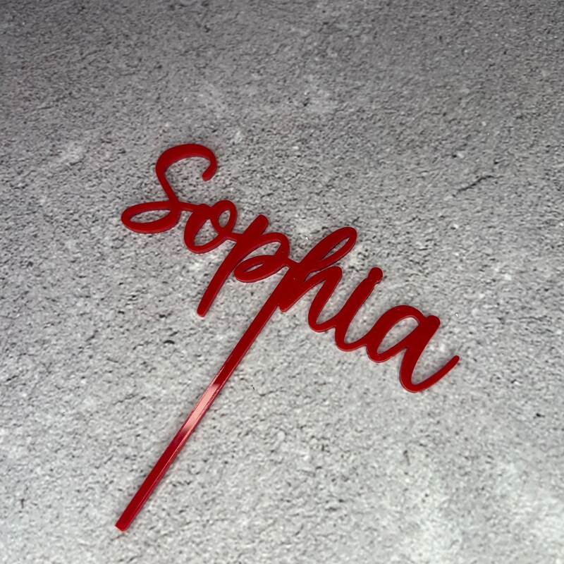 Name Cake Topper - Etsy
