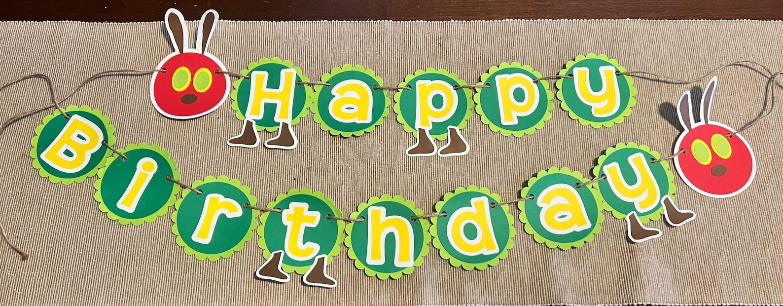 Caterpillar Party Banner. Caterpillar Milestone Banner. Caterpillar ...