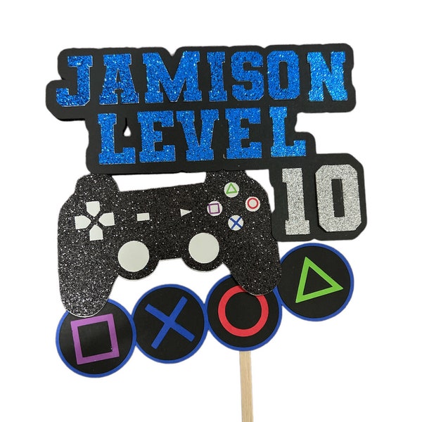 Gaming Cake Topper - Etsy