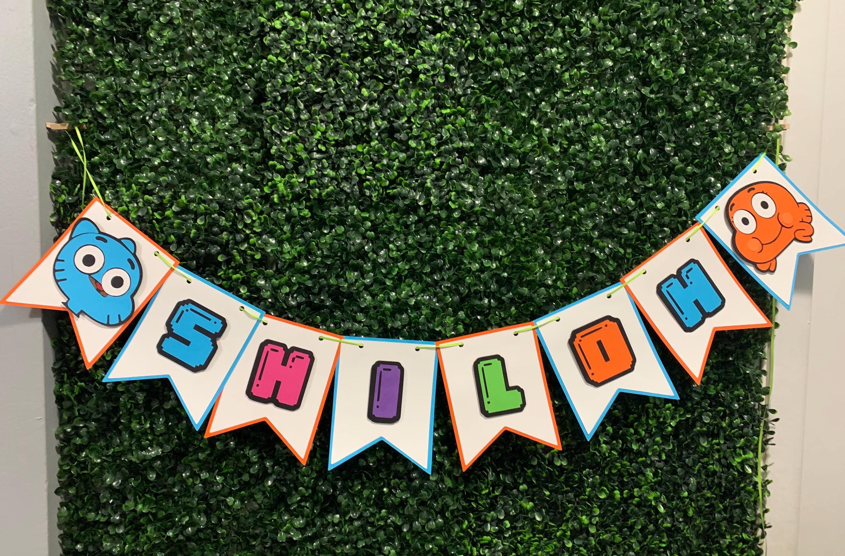 Character Themed Party Banners - Etsy