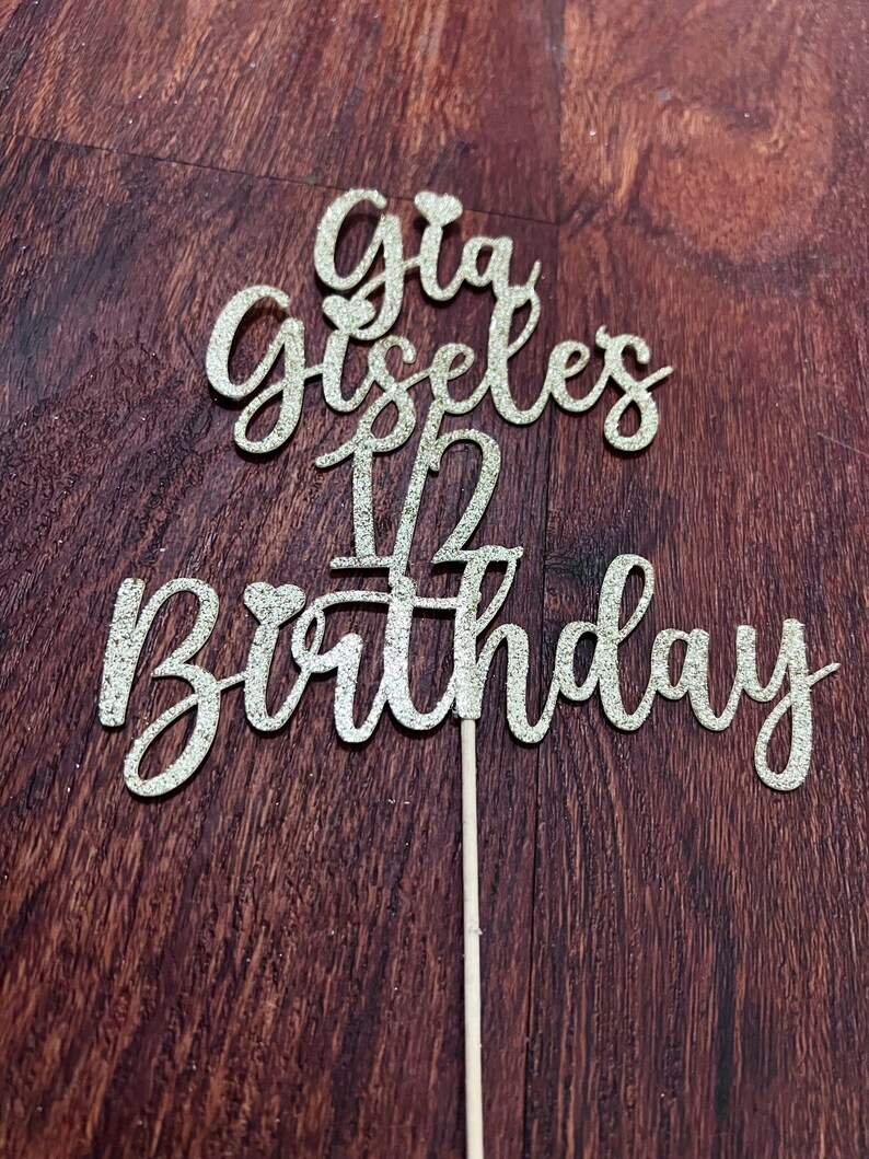 Half Birthday Cake Topper - Etsy