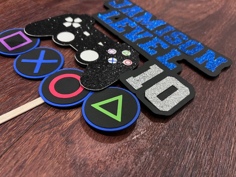 Gamer Cake Topper - Etsy