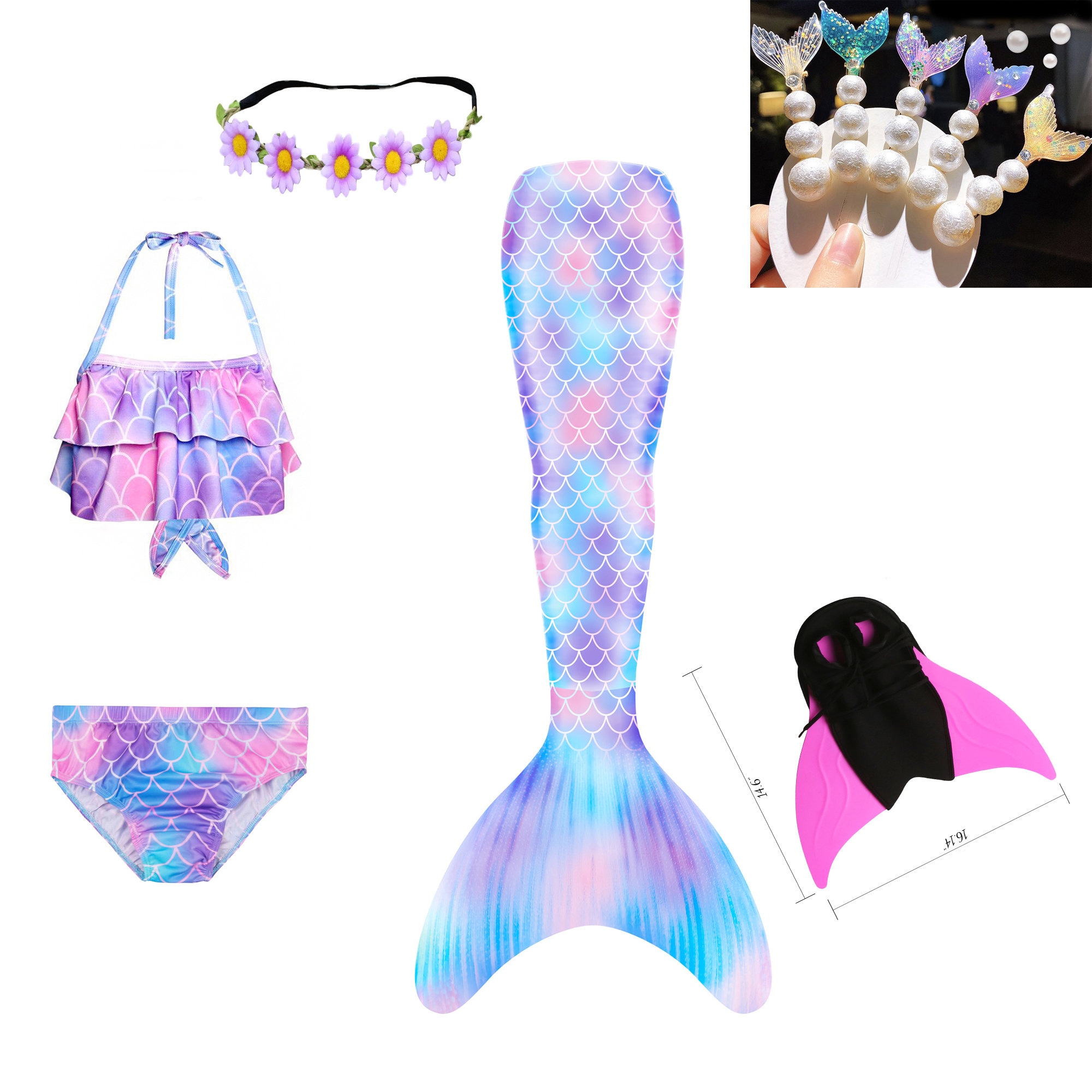 Realistic Mermaid Tails For Kids