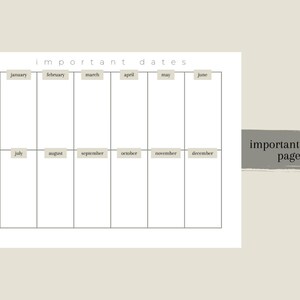 Monthly Digital Planner With Hyperlinks and Extras | Etsy