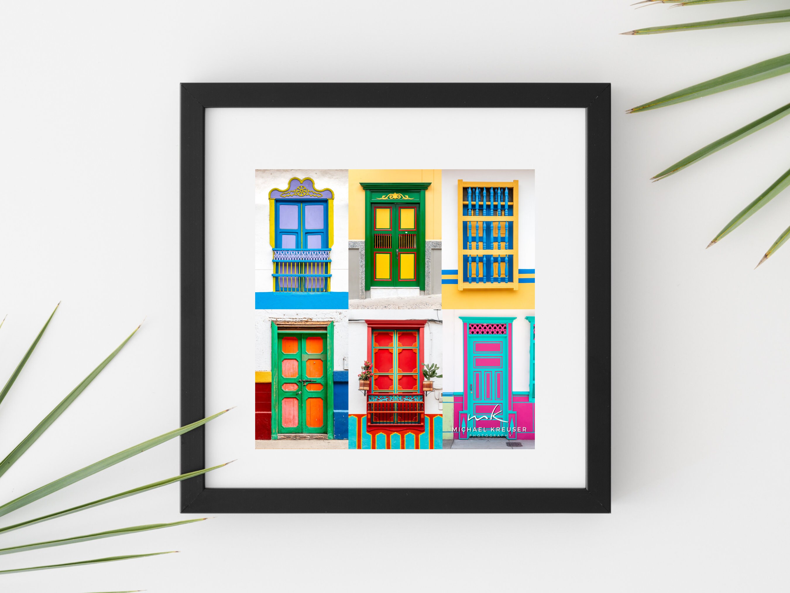 Colombian Doors and Windows Photo Collage Puertas Y Ventanas De ...