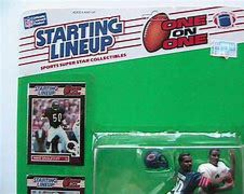 One on One: Mike Singletary and Mike Quick NFL Starting Lineup - Etsy