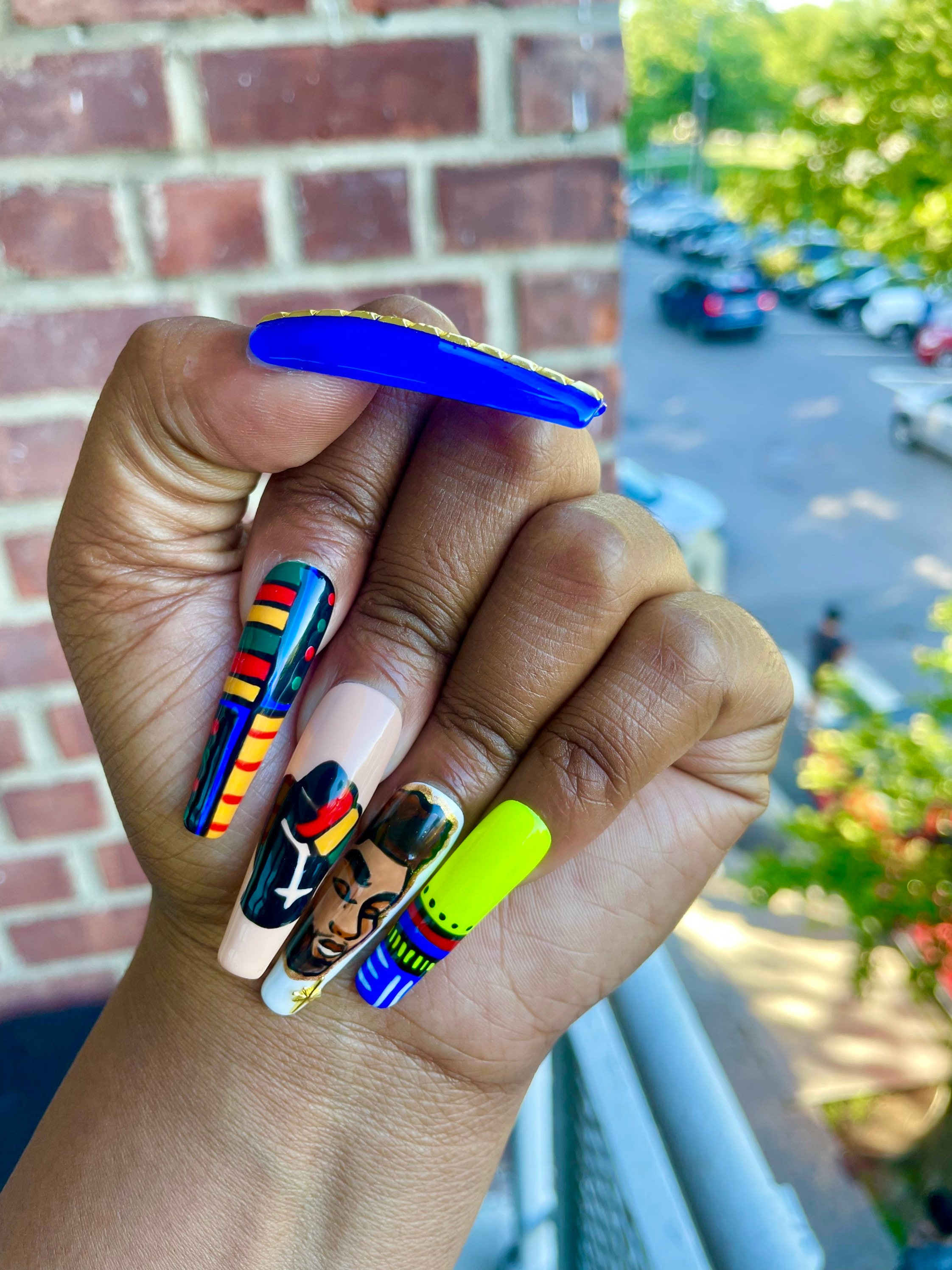 Juneteenth Press on Nails - Etsy