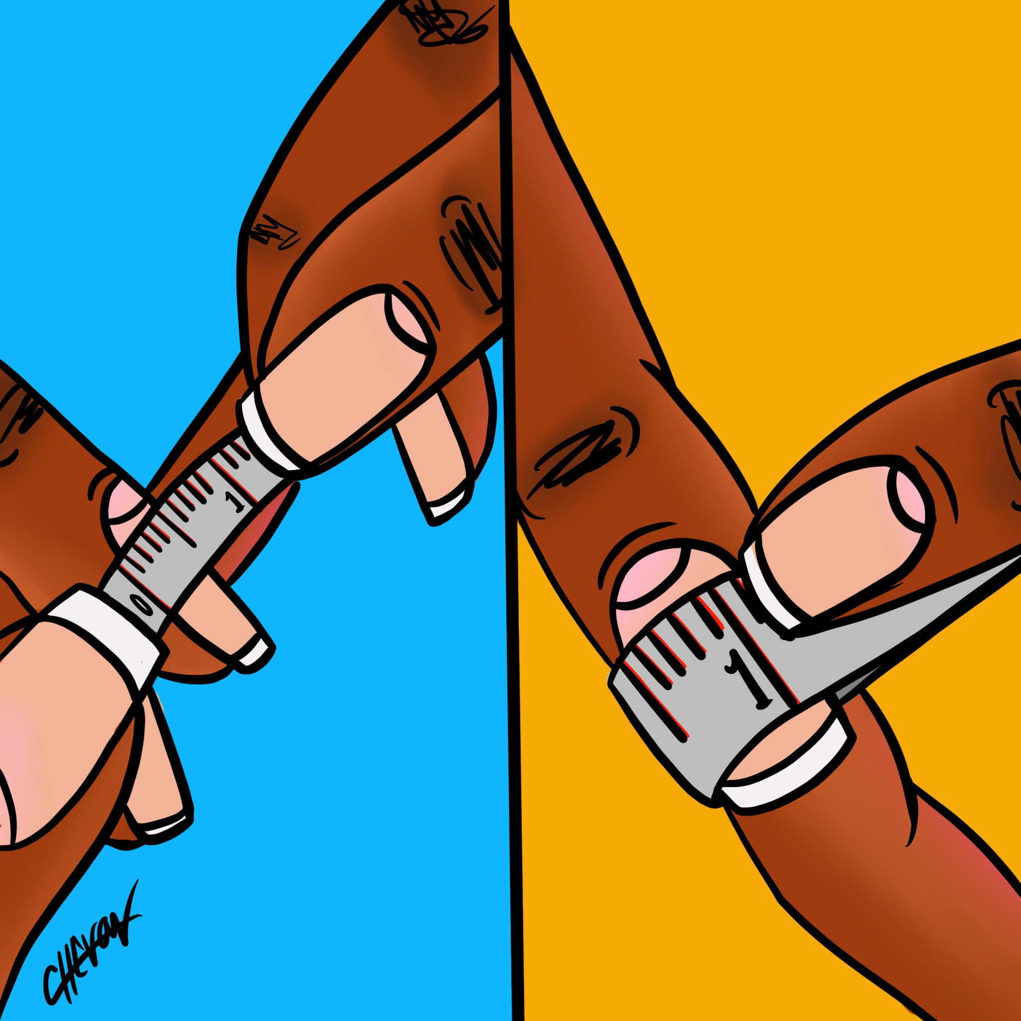 Icy Smile Press on Nails - Etsy