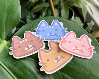 Choco Cat Stickers - Etsy