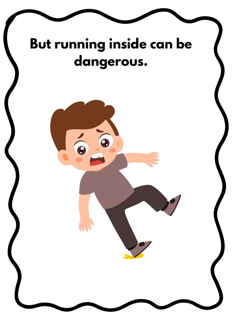 No Running Away – Social Story for Autistic & Neurodivergent Kids - Etsy