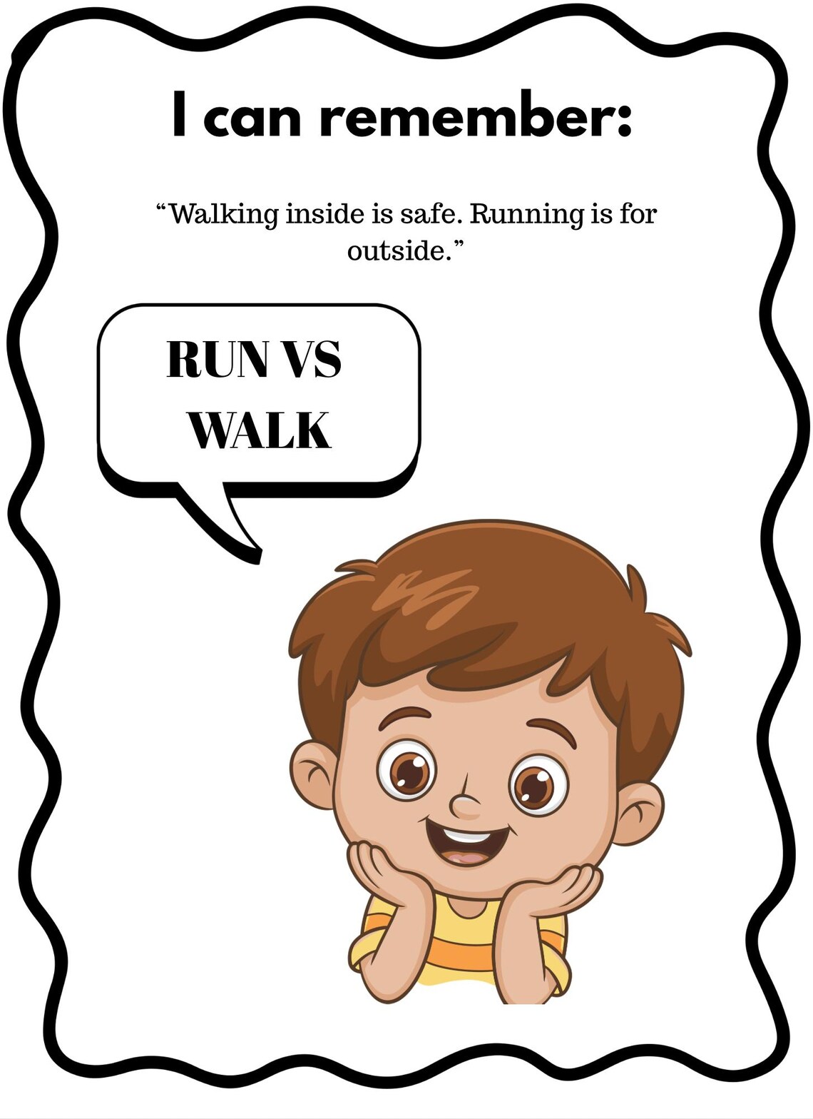 No Running Away – Social Story for Autistic & Neurodivergent Kids - Etsy