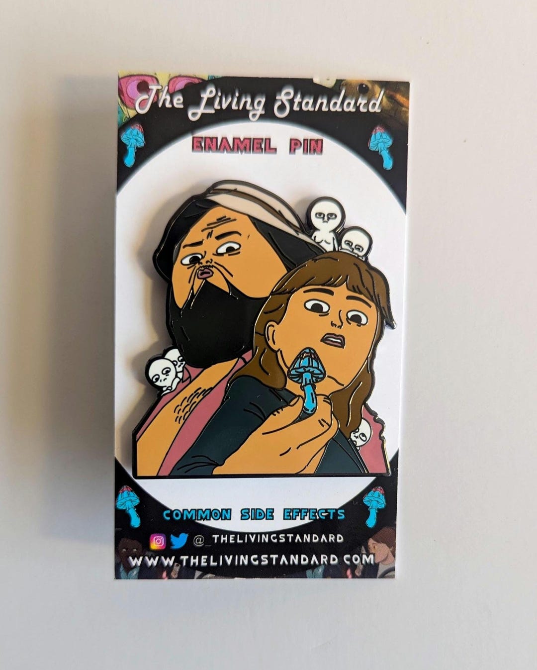 Common Side Effects Hard Enamel Pin - Etsy