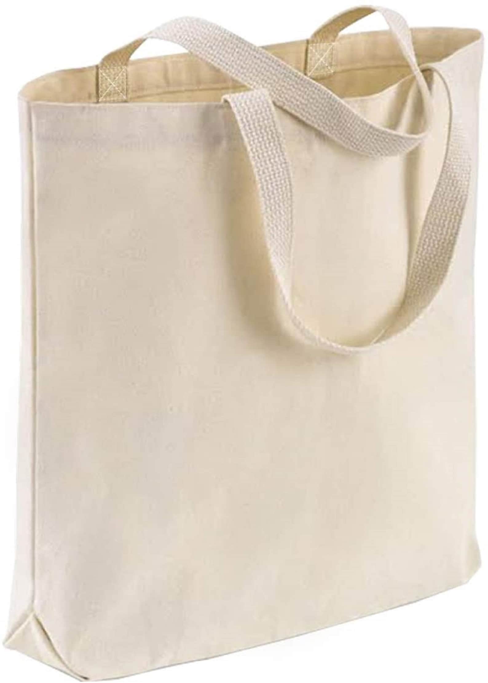 TBF 12 Pack Heavy Duty Blank Canvas Tote Bags With Gusset - Etsy