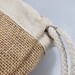 TBF 6 Pack Jute Burlap Drawstring Backpack Bags, Blank Cinch Packs, Plain Sack Packs, Burlap ...