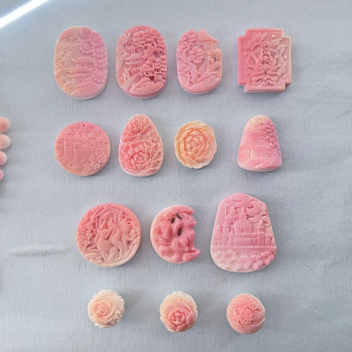 Necklace Hand Carved Pendant Queen Conch Shell Pearls - Etsy