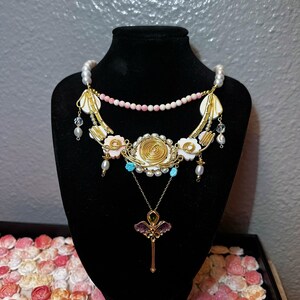 Unique Multilayer Necklace 3 Tier Pendant Women Accessories | Queen ...