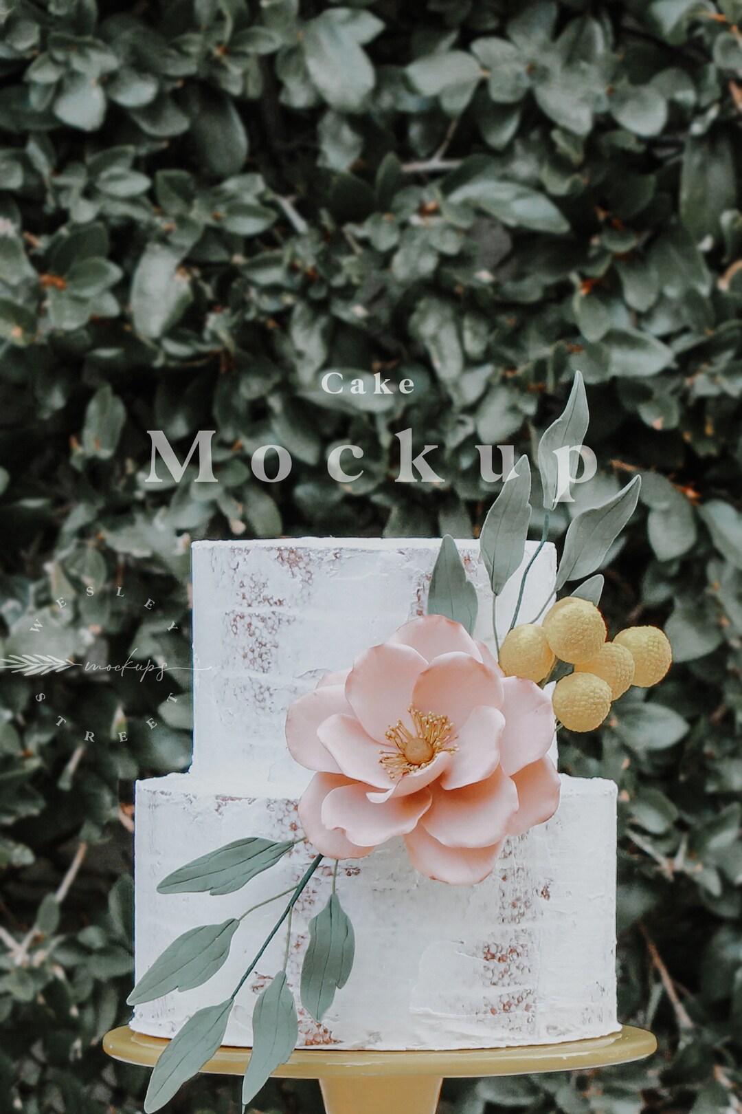 Cake Mockup, Cake Topper Mockup, Cake Mock Up, Wedding Cake Mockup ...