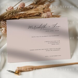 7x5 Card Mockup, Horizontal Card Mockup, Invitation Mockup Horizontal ...