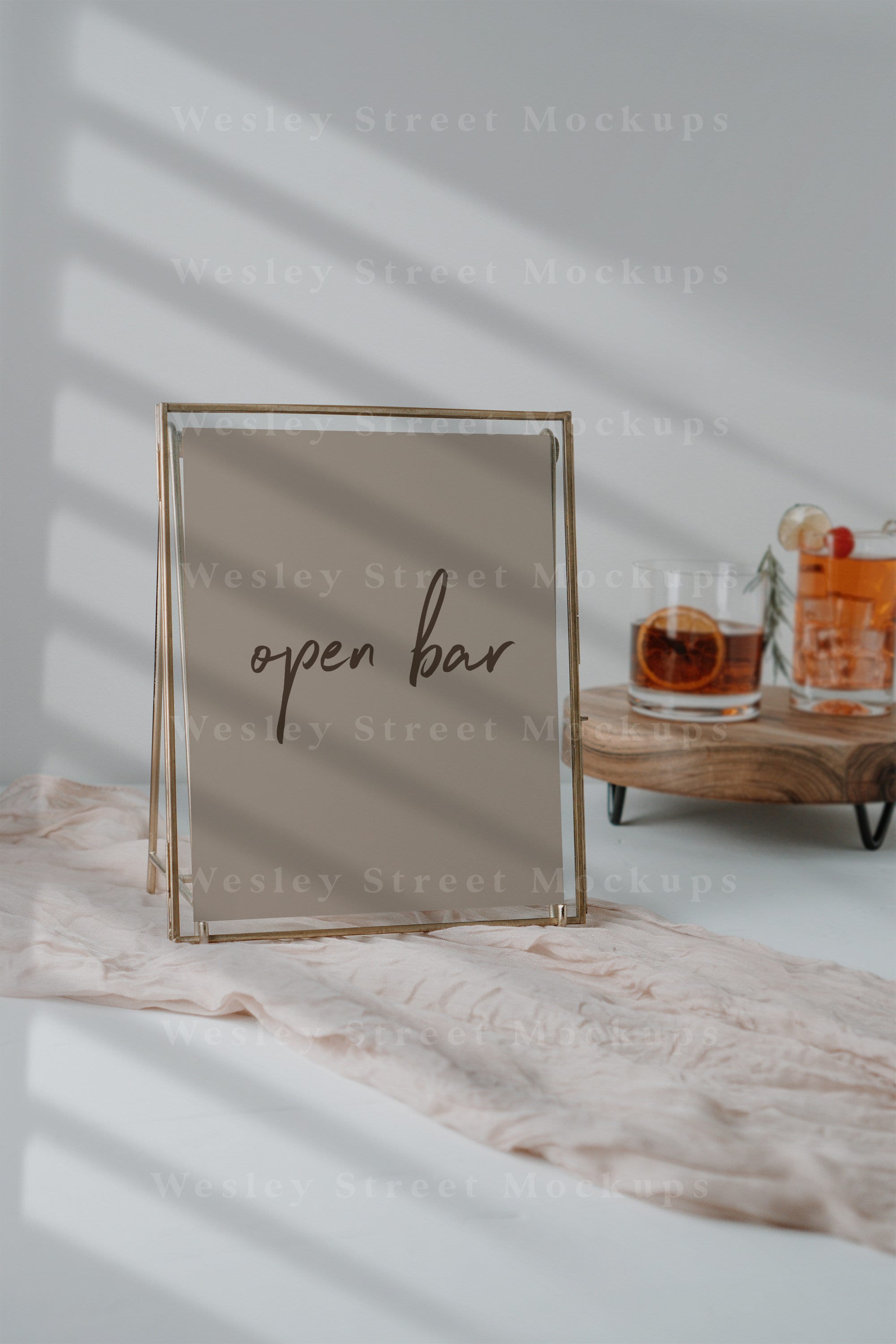 8x10 Sign Mockup Wedding Bar Sign Mockup Bar Mockup Gold - Etsy UK